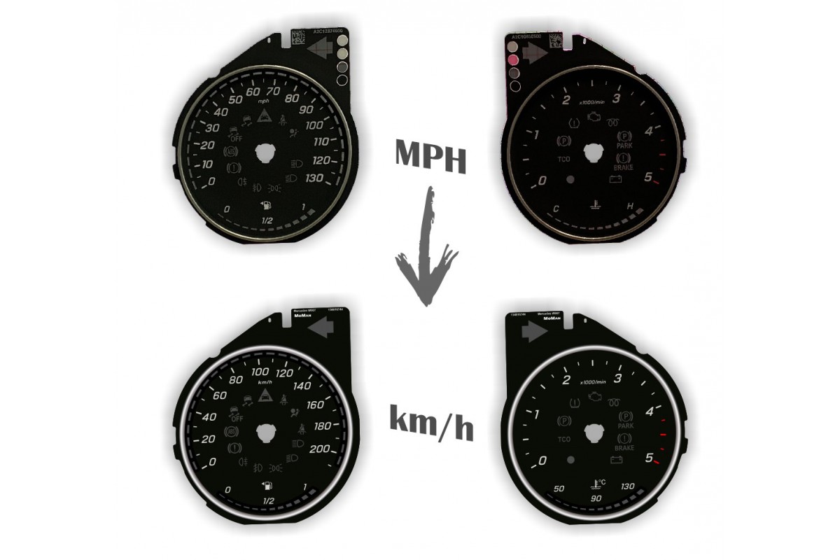 Mercedes-Benz Sprinter III W907 - Replacement instrument cluster dials ...
