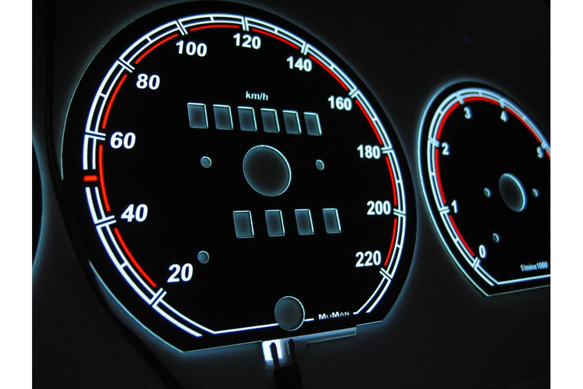 Volkswagen Passat B3 & B4 design 2 PLASMA TACHO GLOW GAUGES ...