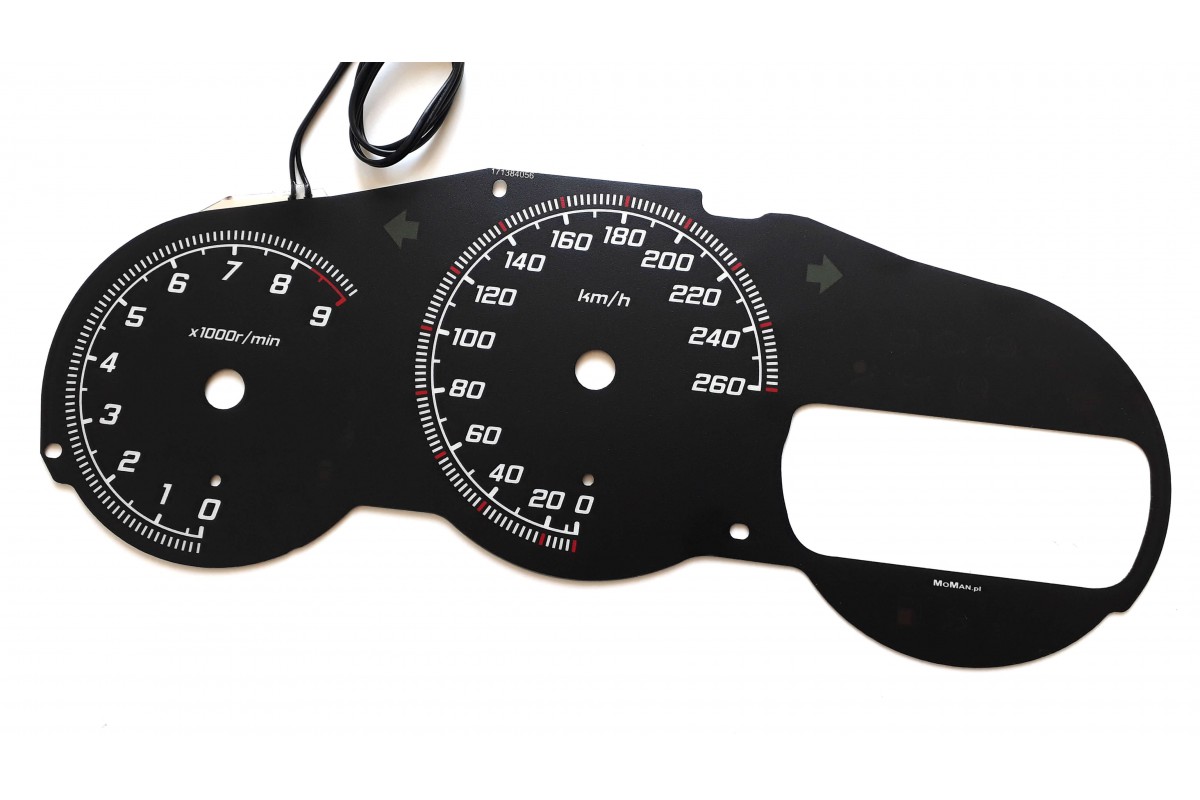 Toyota Celica VII gen design 7 plasma tacho glow gauges tachoscheiben ...