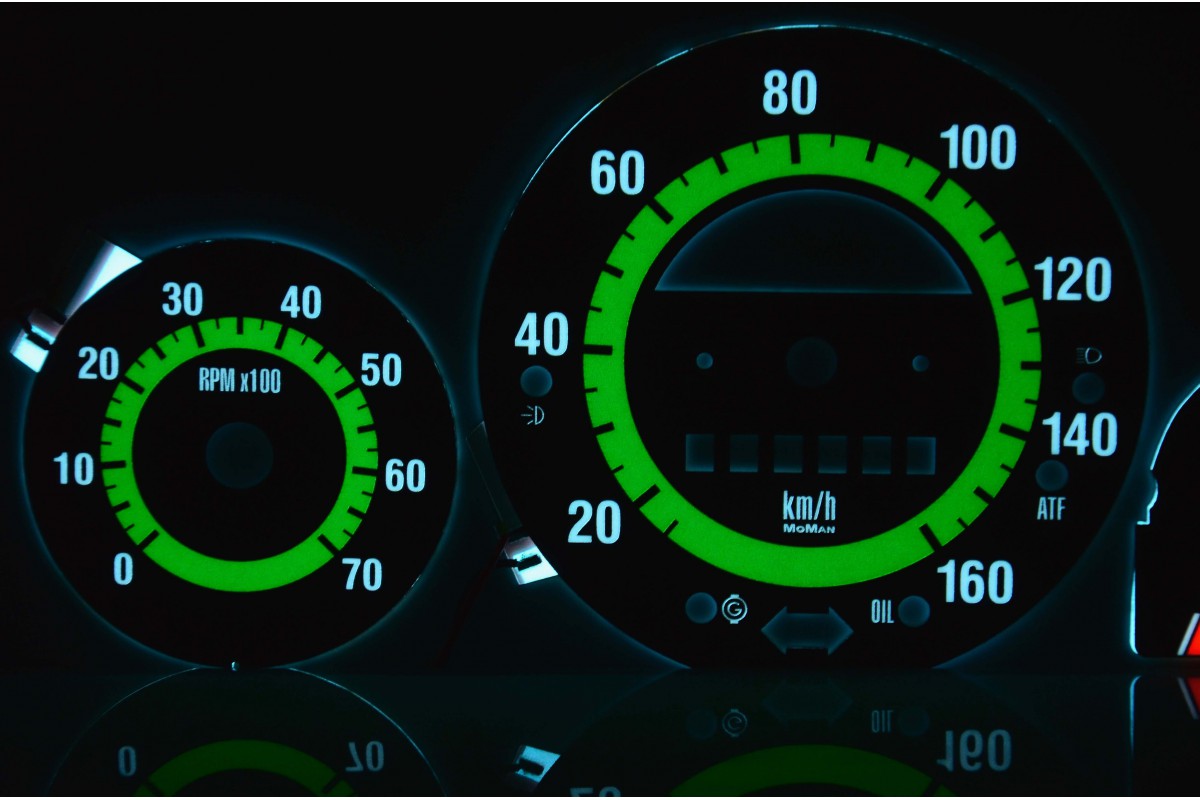 Volkswagen Garbus / Beetle PLASMA TACHO GLOW GAUGES TACHOSCHEIBEN DIALS
