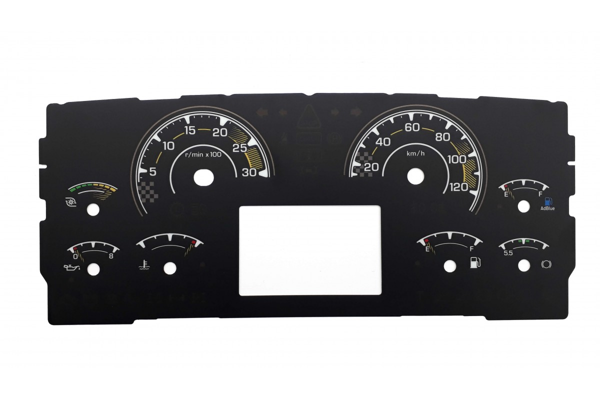 Volvo FH12 FH16 - replacement tacho dials tuning custom