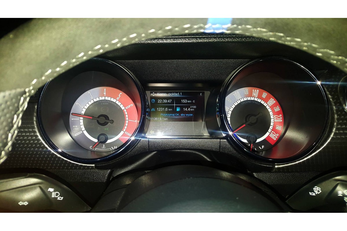 Ford Mustang (from 2015) - custom replacement instrument cluster dials ...