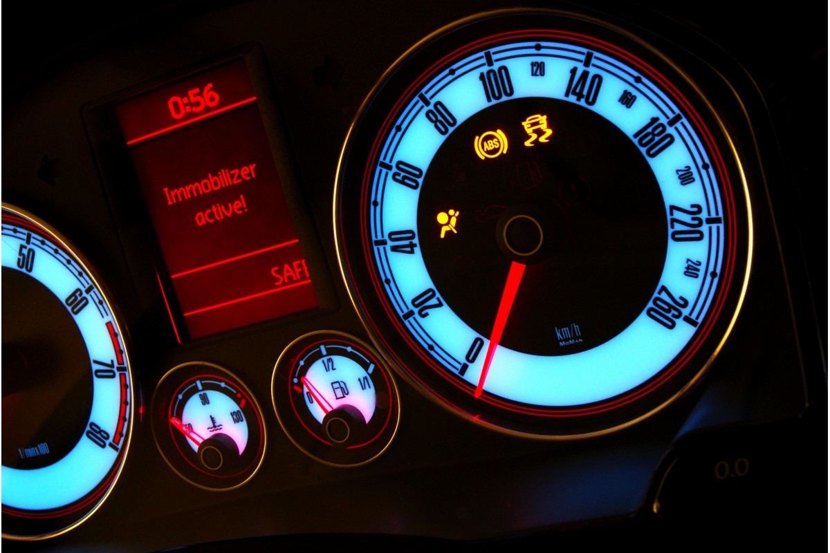 Volkswagen Golf MK5, Jetta, Touran, EOS glow gauges plasma dials