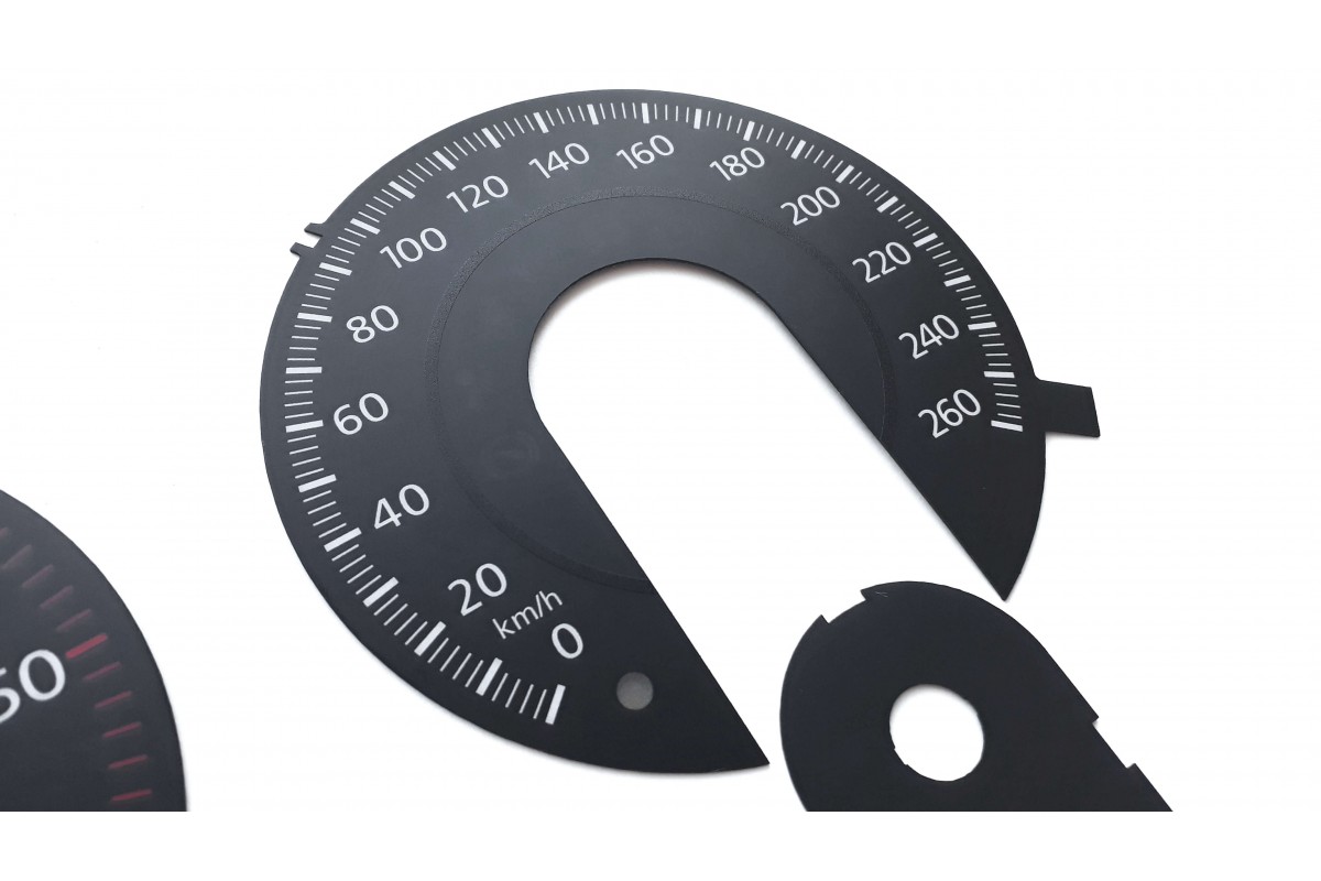 Volkswagen Passat B6 - replacement instrument cluster dials face gauge ...