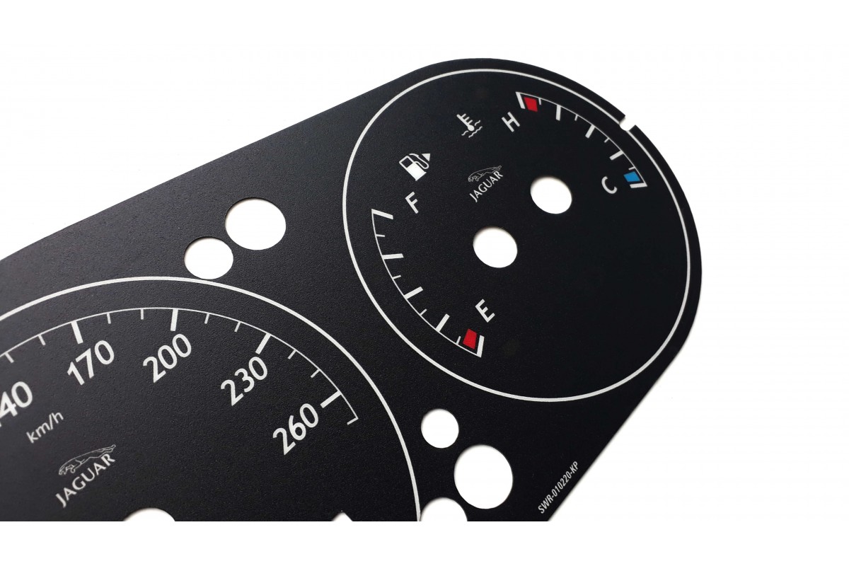 Jaguar XJ X350, X358 - Replacement tacho dials, gauges faces ...