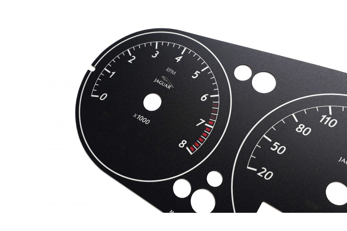 Jaguar XJ X350, X358 - Replacement tacho dials, gauges faces ...