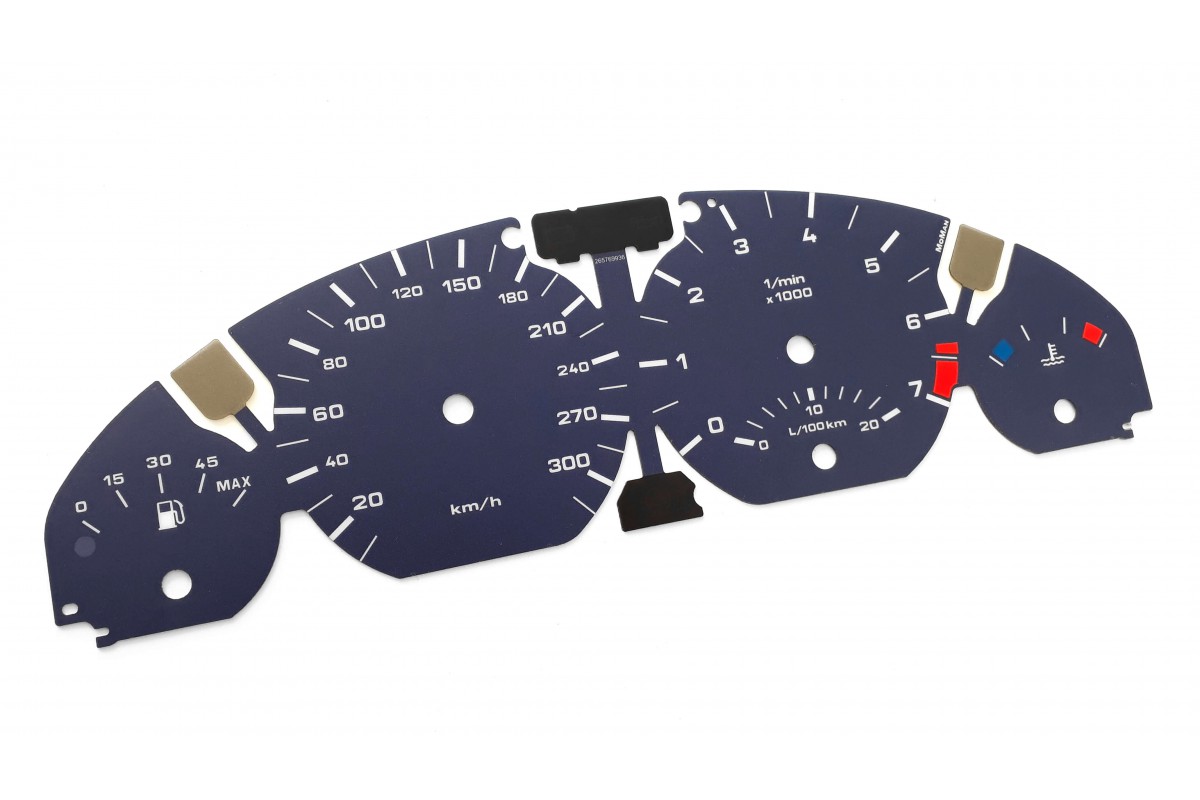 BMW E46 Alpina Style - REPLACEMENT TACHO DIALS, FACE COUNTER GAUGES ...