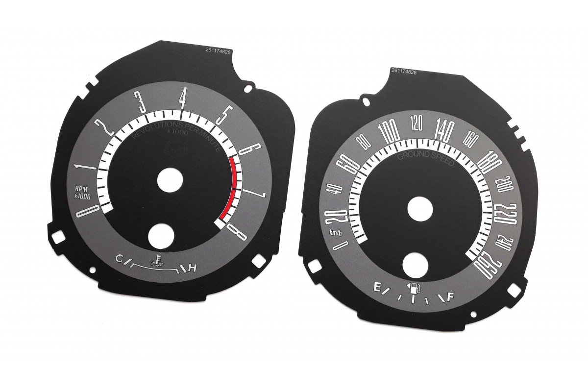Ford Mustang - limited custom tacho replacement dials, counter faces ...