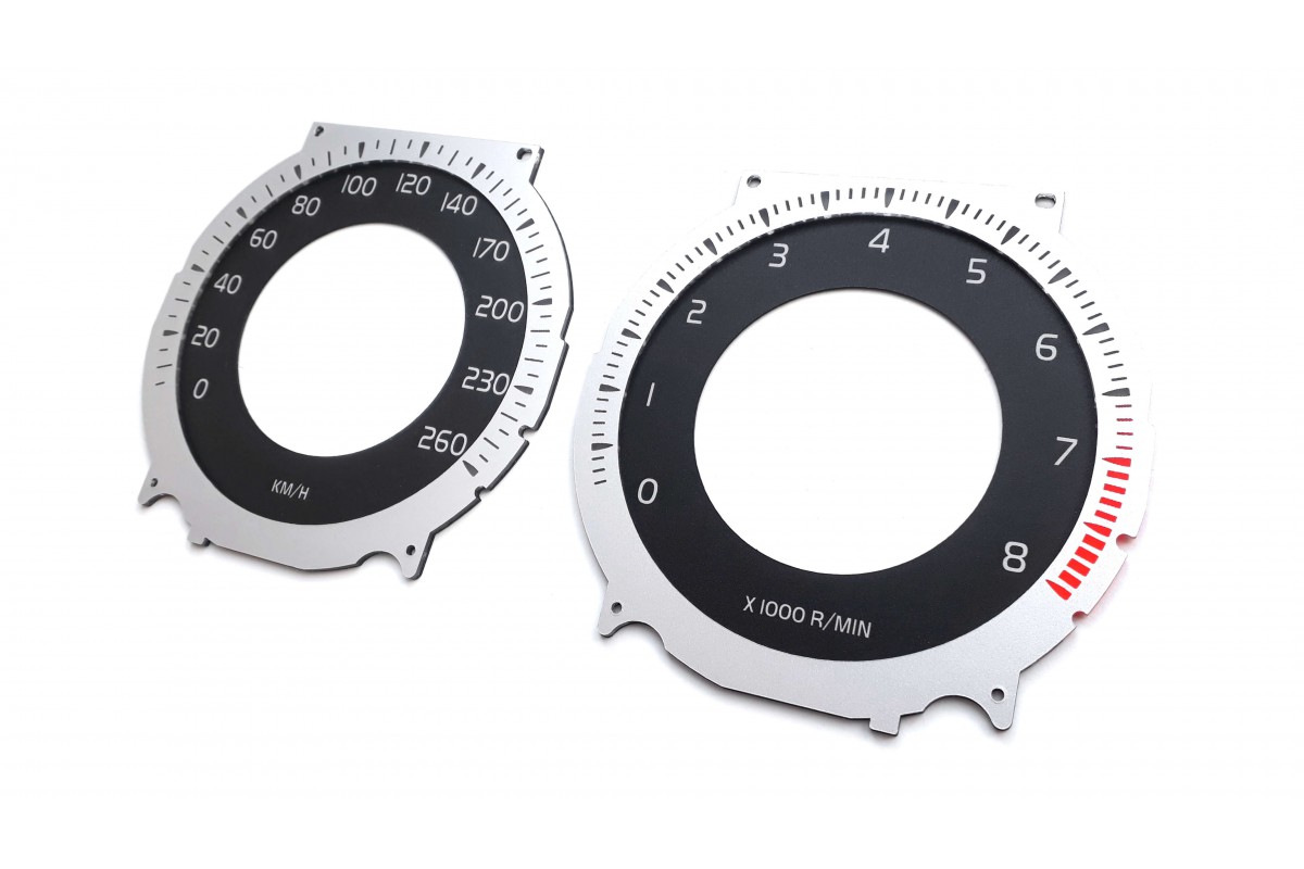 Volvo S60 V60 XC60 S80 V70 XC70 - Replacement dial EU Scale