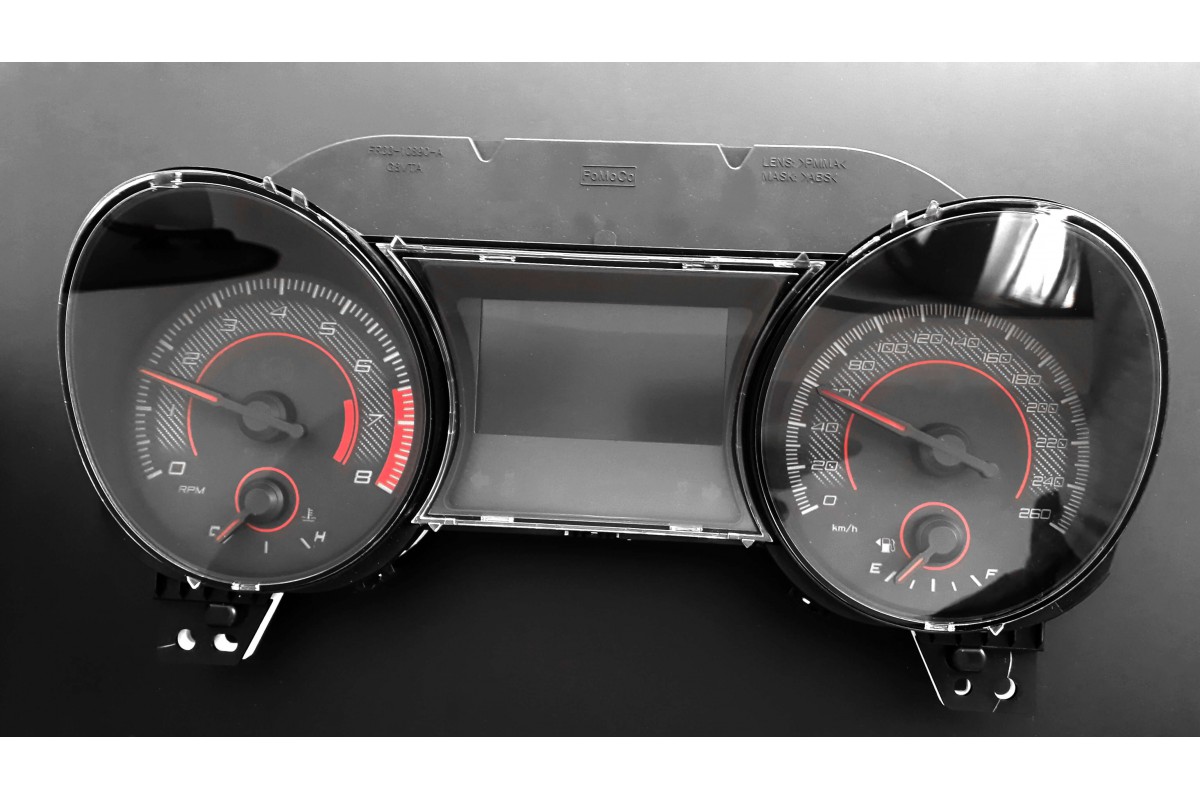 Ford Mustang from 2015+ custom ROUSH STYLE speedo replacement ...