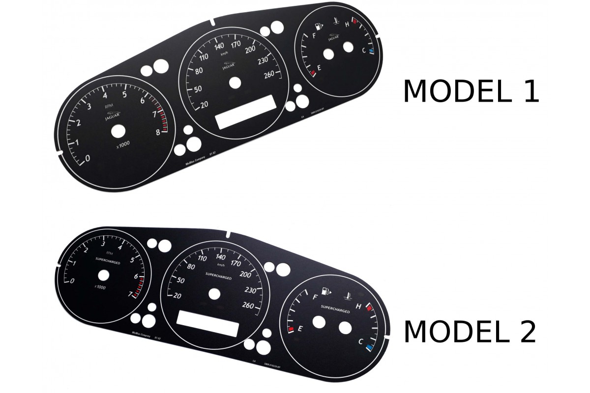 Jaguar XJ X350, X358 - Replacement tacho dials, gauges faces ...
