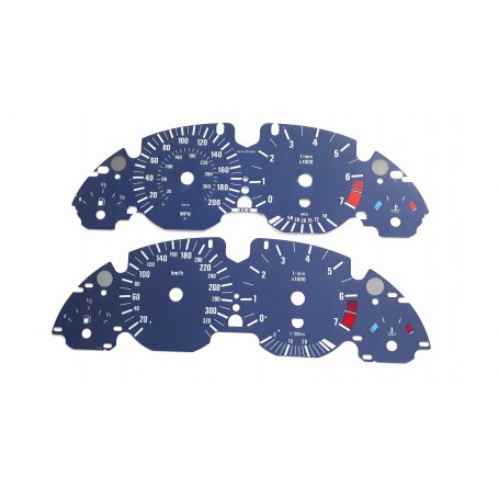 BMW E39 Alpina speedo replacement MPH km/h instrument cluster dials ...