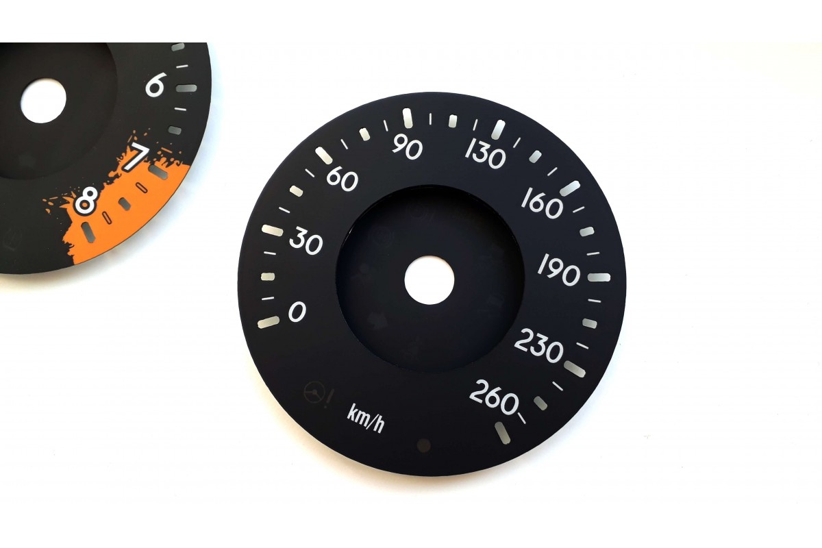 Jeep Renegade - replacement tacho dials gauges MPH to km/h USA // Tacho ...