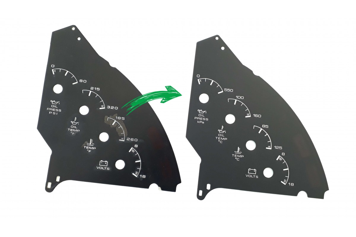 Chevrolet Corvette C4 90-96 - replacement Instrument panel speedometer ...