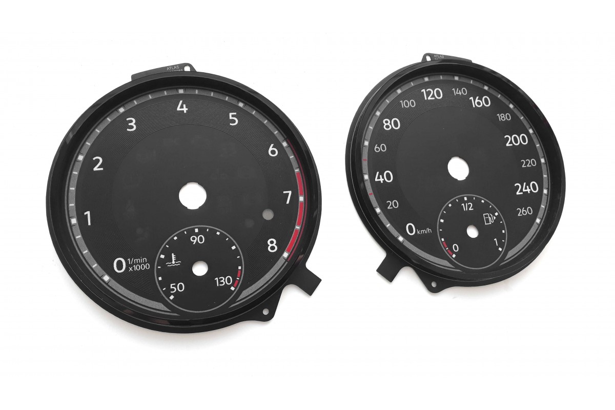 Volkswagen Atlas - Replacement tacho dials gauges - converted from MPH ...