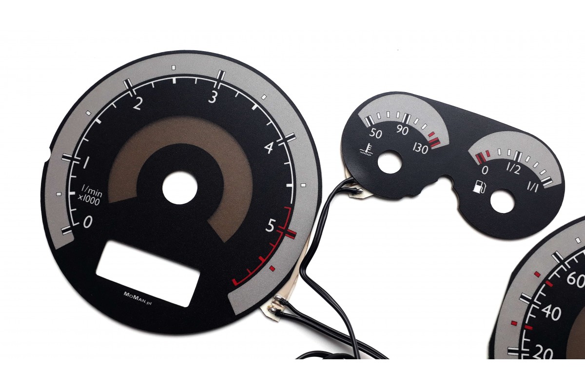 Volkswagen Transporter T5 / Multivan T5 Design 1 PLASMA TACHO GLOW ...