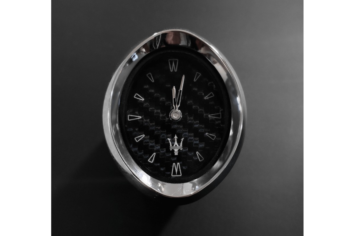 Maserati Ghibli - Modena Carbone clock dial replacement, clock face ...
