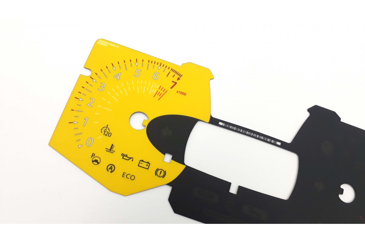 Renault Clio IV (4) - Custom Replacement tacho dials tuning custom ...