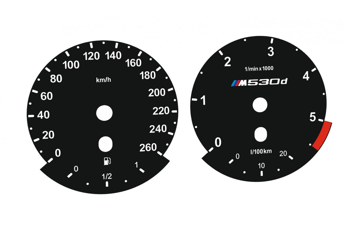 BMW E63, E64 - Replacement tacho dials, instrument cluster gauge ...