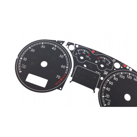 Volkswagen Golf 4 MK4 like R32 - Custom Replacement tacho dials tuning ...