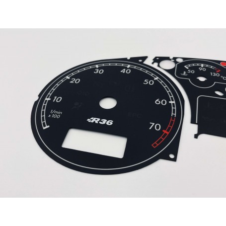 Volkswagen Golf 4 MK4 like R32 - Custom Replacement tacho dials tuning ...