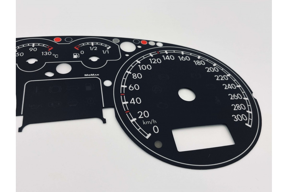 Volkswagen Golf 4 MK4 like R32 - Custom Replacement tacho dials tuning ...