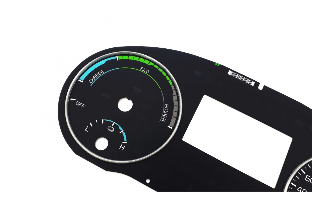 KIA Optima PHEV Hybrid - replacement tacho dials gauges MPH to km/h USA ...