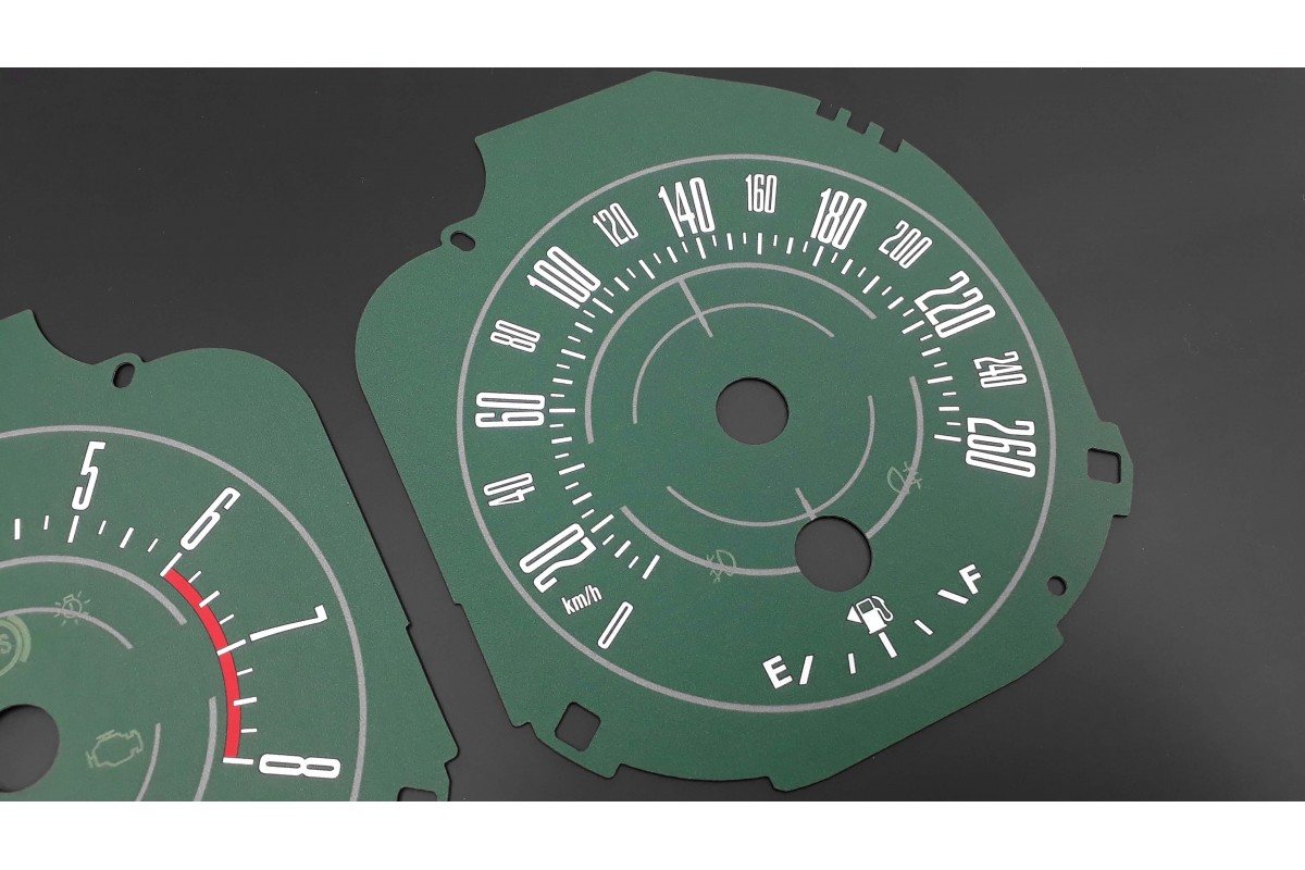 Ford Mustang from 2015+ custom BULLITT STYLE speedo replacement ...