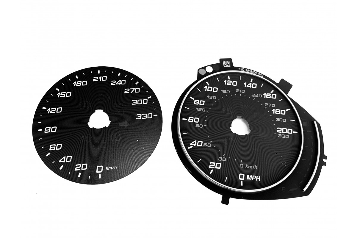 Alfa Romeo Stelvio Quadrifoglio - Replacement tacho dials, instrument ...