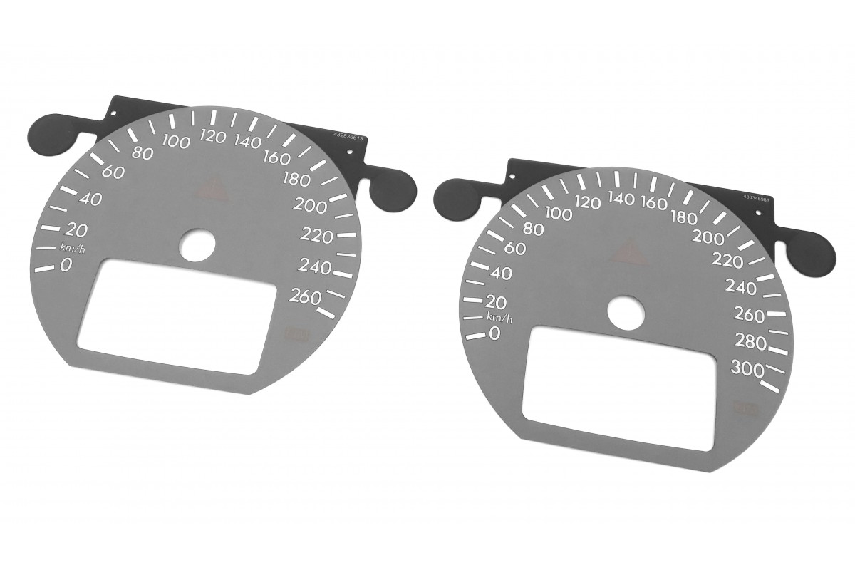 Mercedes W210 gauges faces instrument cluster dials like AMG