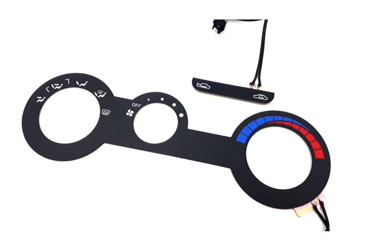 Mitsubishi Eclipse 2G OEM design- heater control panel backlight