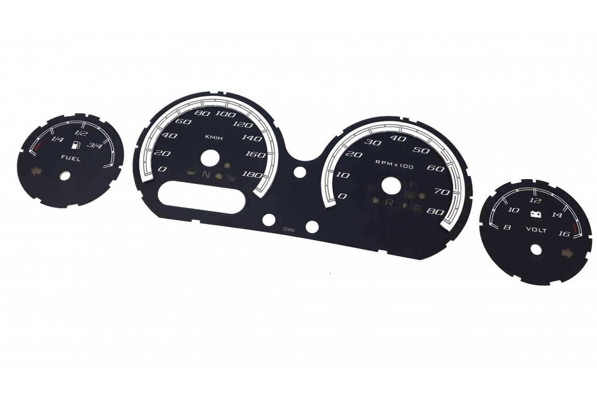 Harley Davidson STREET GLIDE, ELECTRA - REPLACEMENT TACHO DIAL, FACE ...