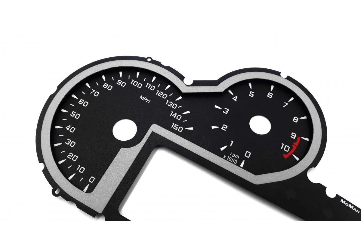 BMW R1200GS tacho dial gauge km/h to MPH repalacement