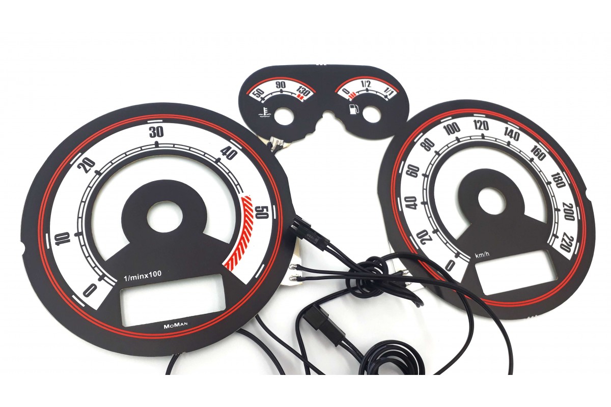 Volkswagen Transporter T5 / Multivan T5 Design 2 PLASMA TACHO GLOW ...