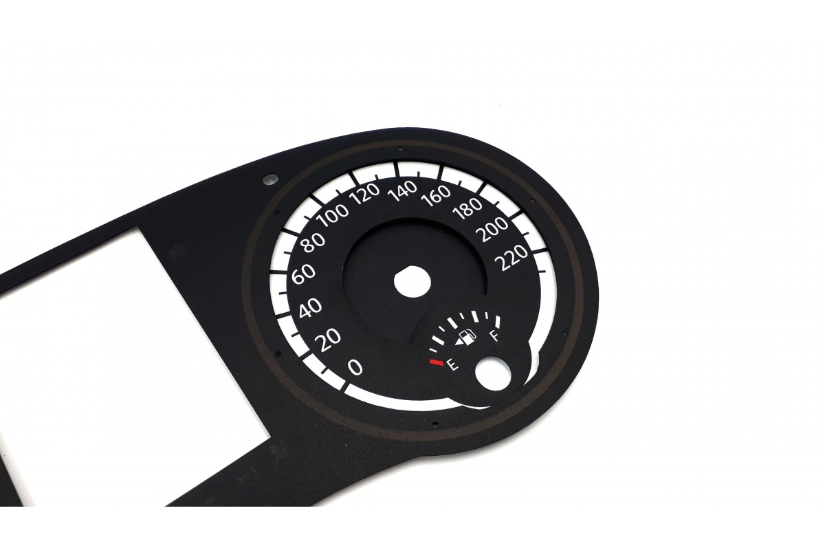 Dodge Durango - replacement tacho dials, face counter gauges MPH to km/h