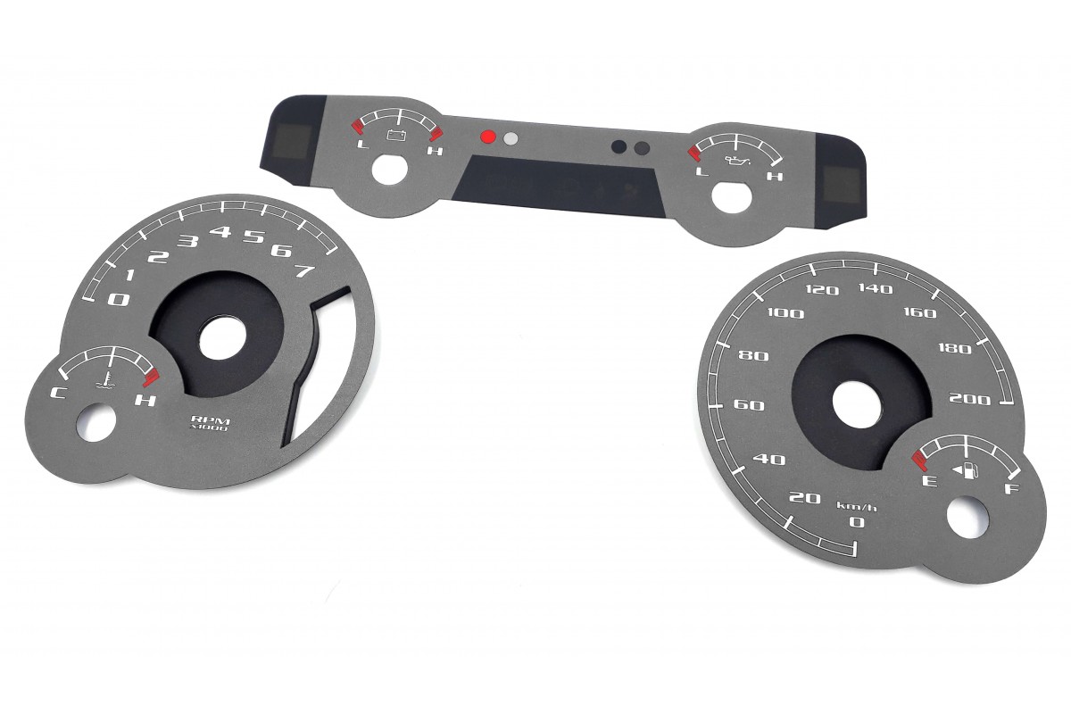 Dodge RAM 1500 Limited replacement tacho dial gauge converted from MPH ...