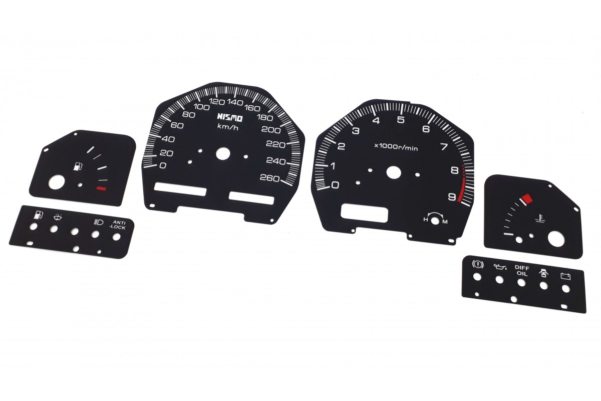 Nissan 200SX Nismo Style Replica Replacement tacho dials