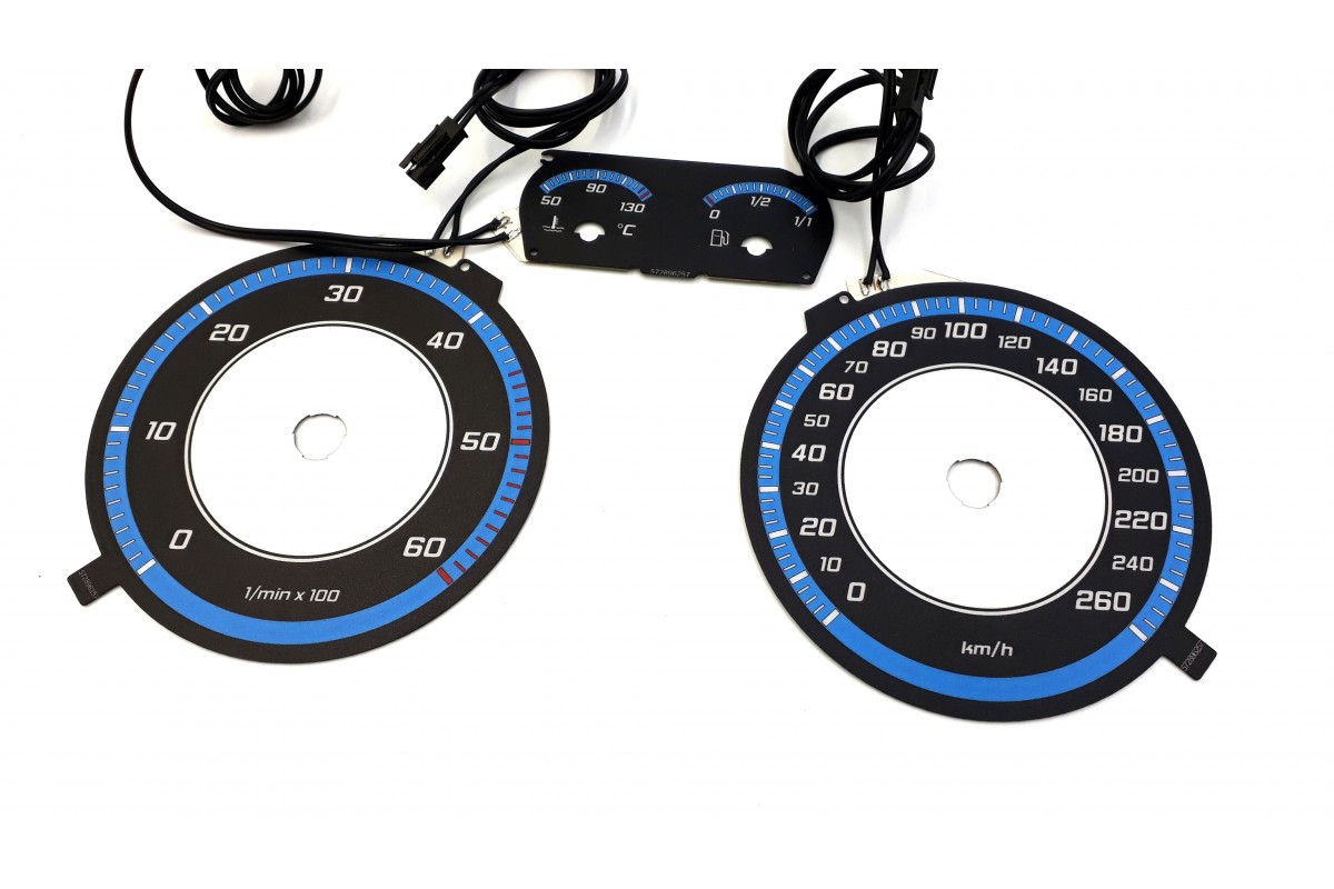 Volkswagen Golf MK5, Jetta, Touran, EOS Design 2 plasma tacho glow ...