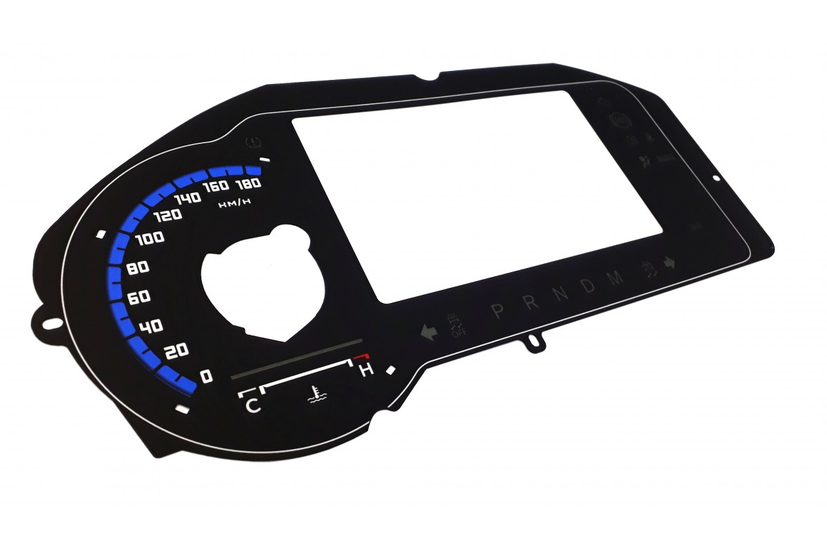 Ford Bronco 2020+ replacement tacho dial gauge converted from MPH to Km ...