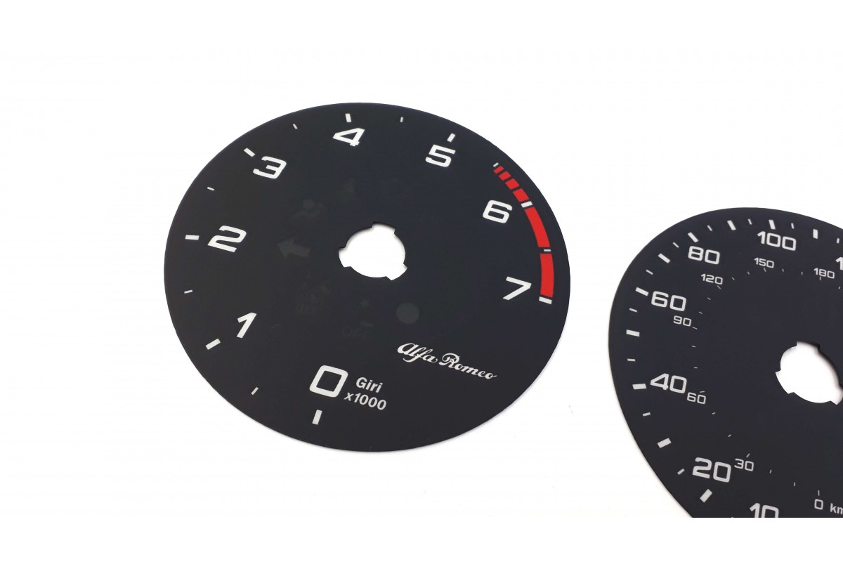 Alfa Romeo Stelvio - Replacement tacho dial km/h to MPH instrument ...