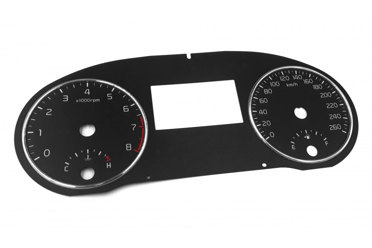 KIA Optima - replacement tacho dials gauges MPH to km/h USA // Tacho ...