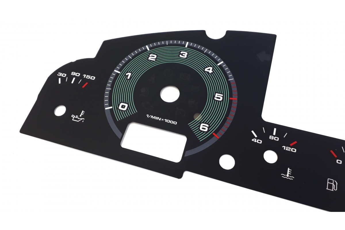 Porsche Cayenne Mk1 2002-2010 KMH Custom Old Style Dials Gauges ...