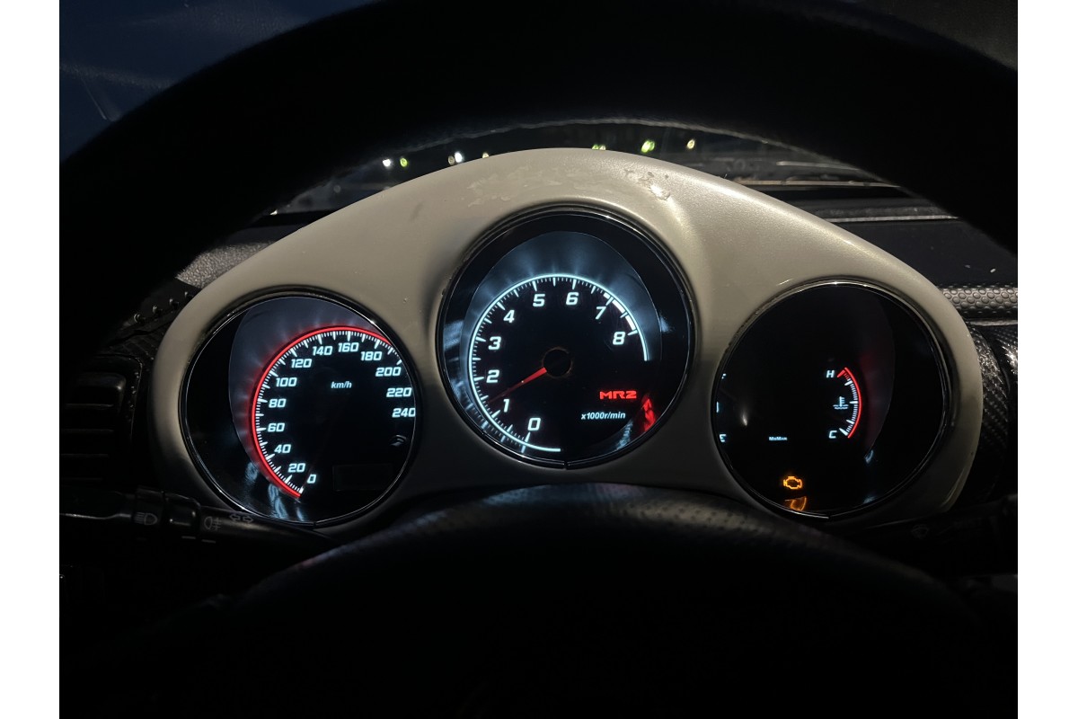 Toyota MR2 - 3gen. - design 4 plasma tacho glow gauges tachoscheiben dials