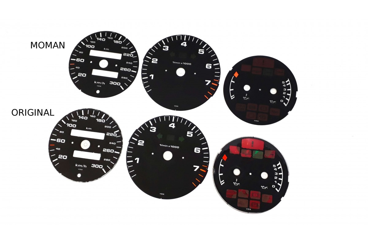Porsche 911 964 - Replacement tacho dials gauges speedo - converted ...