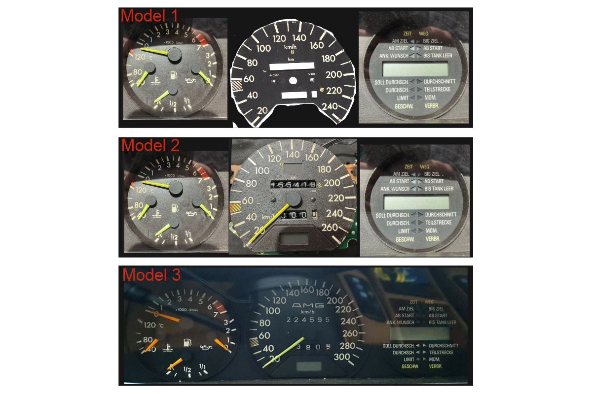 Mercedes-Benz W124/W126 Trip Computer (On-board Computer) - gauges ...