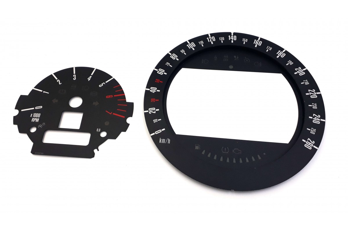 Mini Cooper S R56 R57 black dials with navigation display REPLACEMENT ...