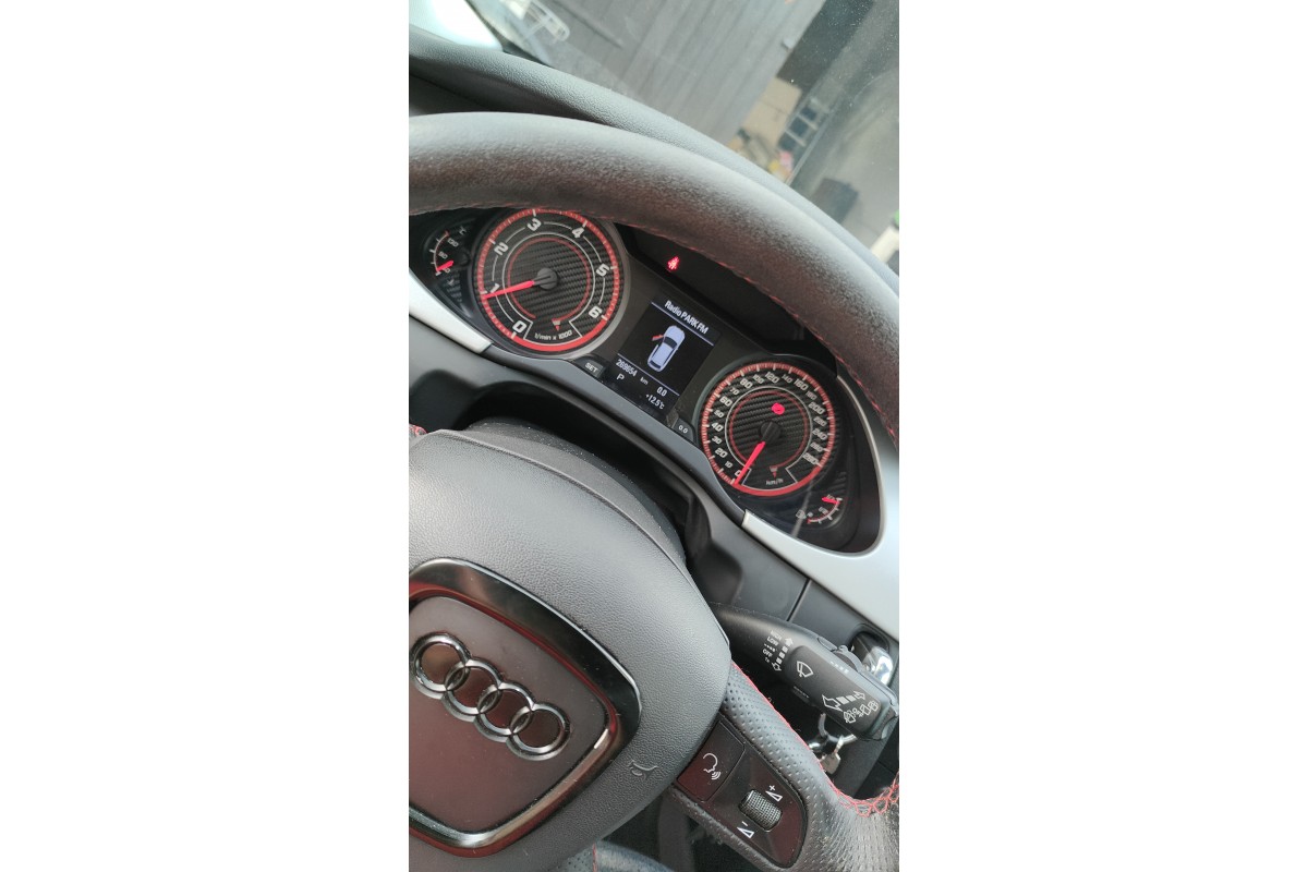 Audi A4 (B8) , Audi Q5 - Custom Carbon replacement tacho dials, counter ...