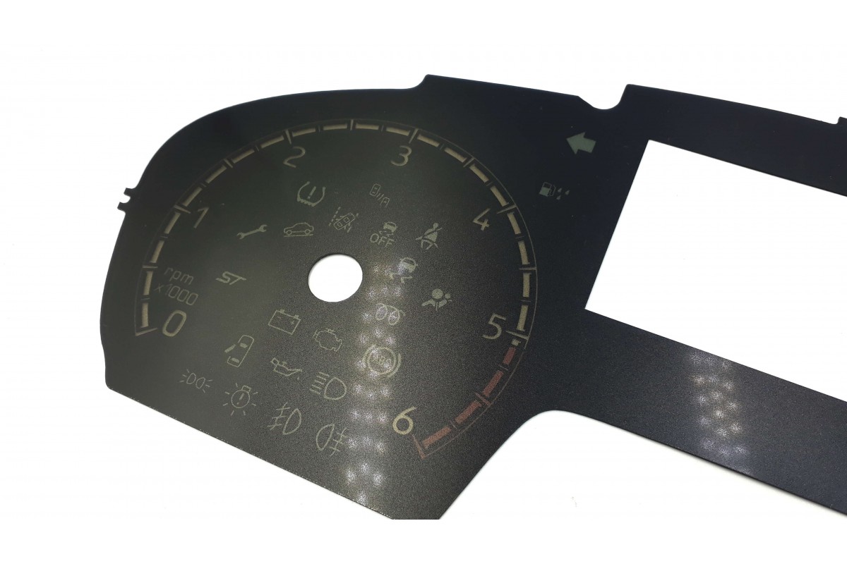 Ford Focus MK2 style ST replacement tacho dial gauge tacho speedo counter