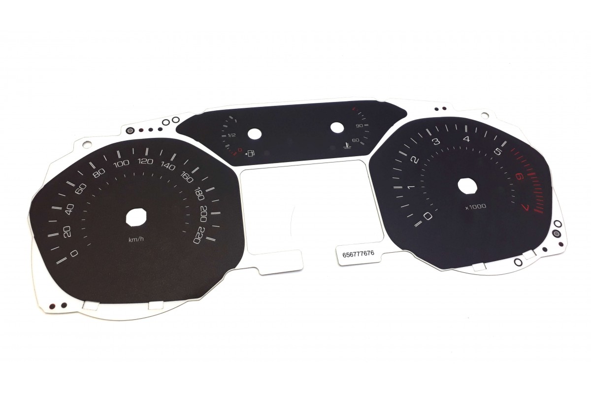 Peugeot Rifter - replacement instrument cluster dials, face counter ...
