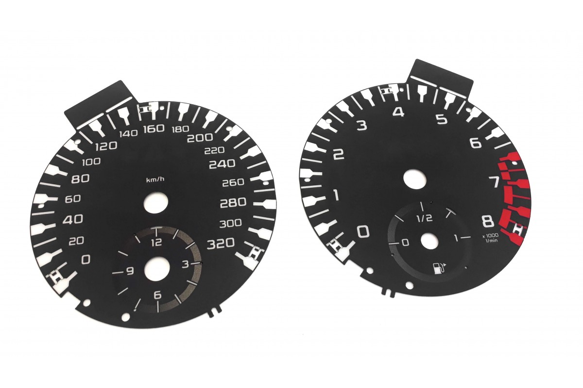 Mercedes-Benz R171 SLK 350 Gauge Faces Conversion to 55 AMG Replacement ...